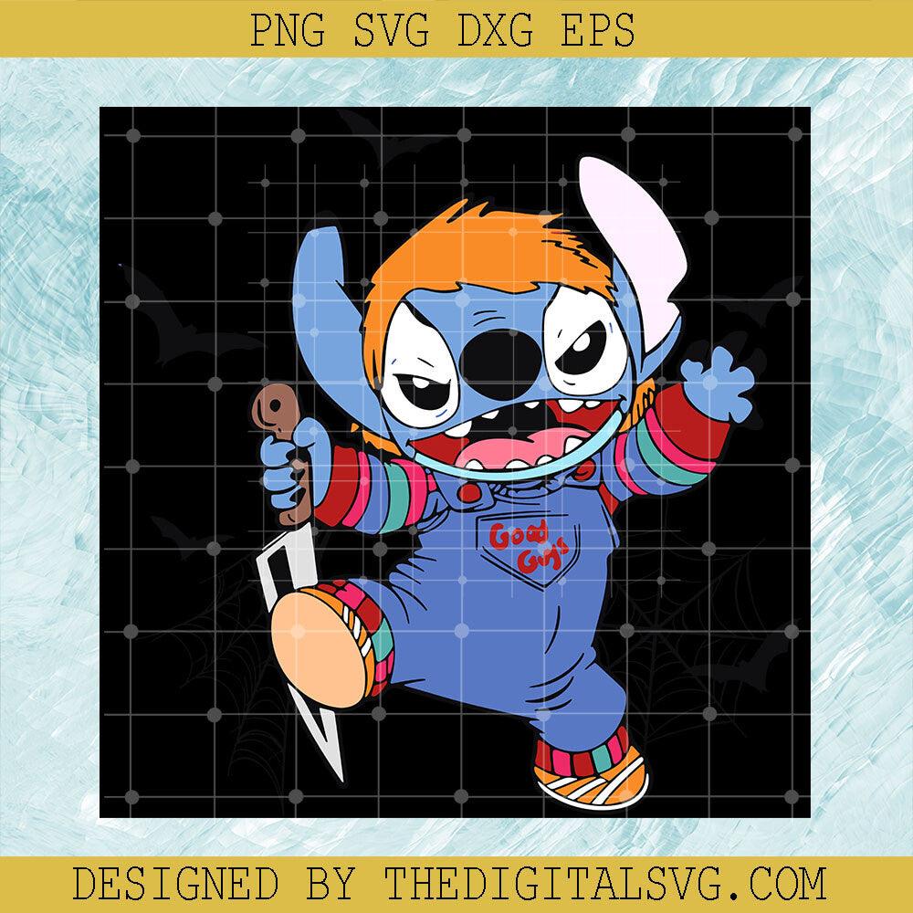 Stitch Chucky Halloween SVG, Disney Stitch Horror Halloween SVG, Halloween Stitch SVG ...