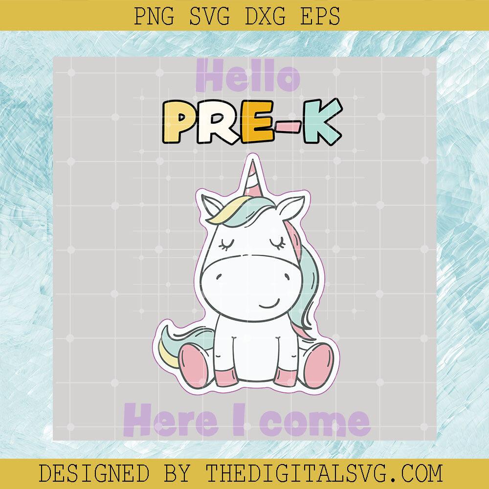 Hello Pre-K Here I Come Svg, School Svg, Horse So Funny Svg | TheDigitalSVG