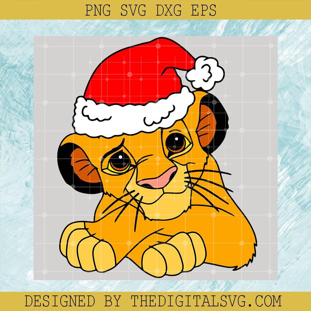 Baby Santa Claus Hat Svg, Christmas Svg, Lion King Christmas Svg ...