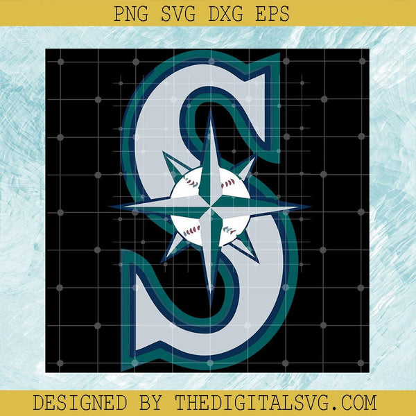 Seattle Mariners Svg Mlb Logo Svg Dxf Png Clipart Etsy