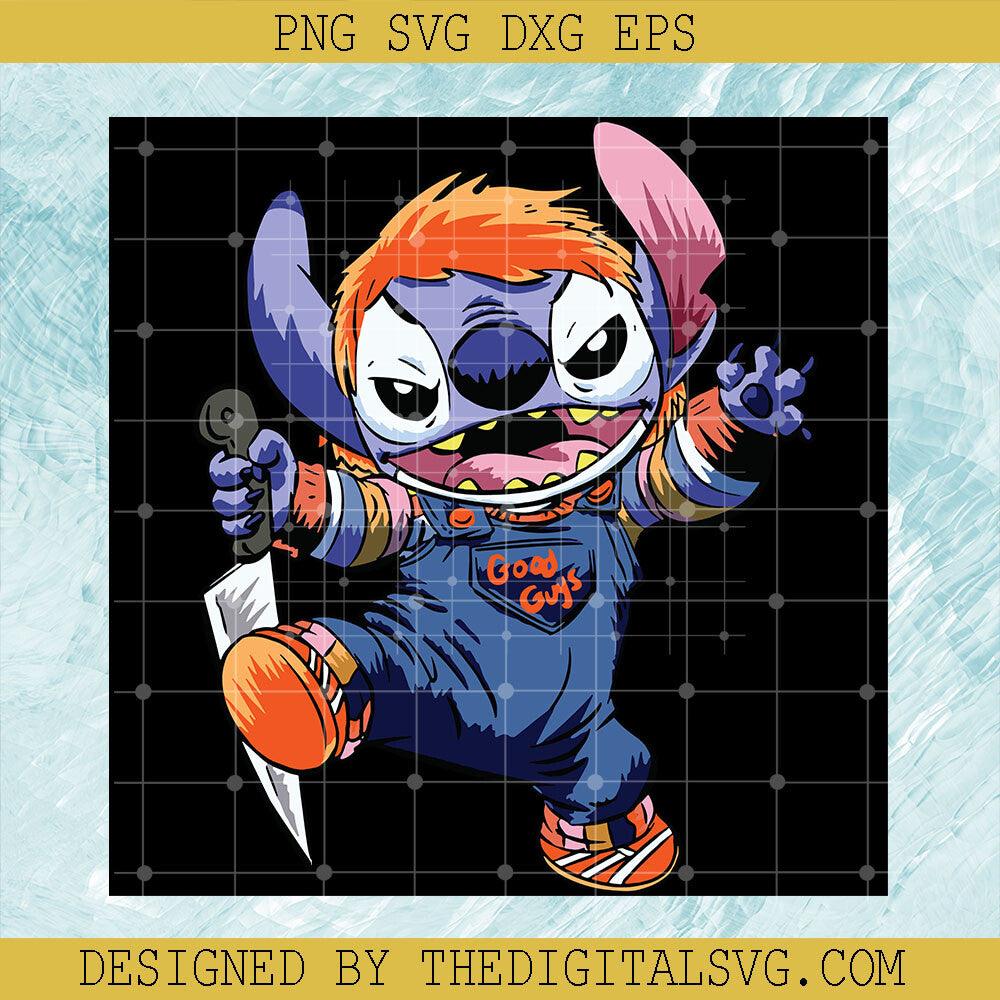 Chucky Stitch SVG, Stitch Disney SVG, Chucky Halloween SVG | TheDigitalSVG
