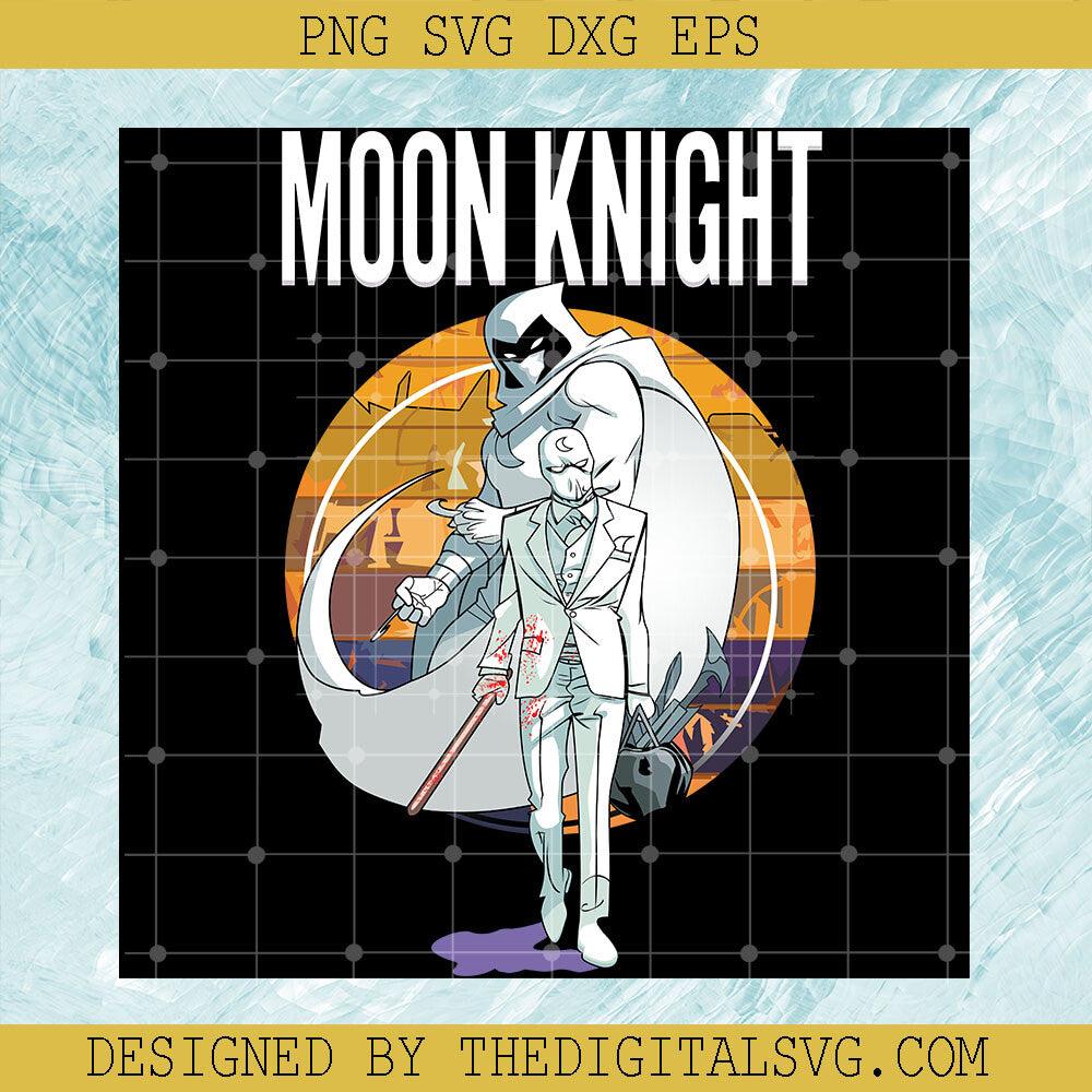 Moon Knight SVG PNG EPS DXF, Disney Moon Knight SVG, Disney Movie SVG ...