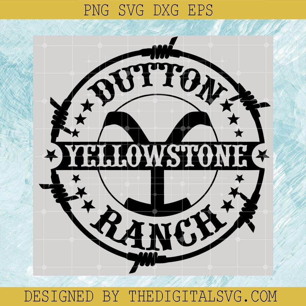 Yellowstone Design SVG PNG EPS DXF, Yellowstone New Svg, Dutton Ranch ...
