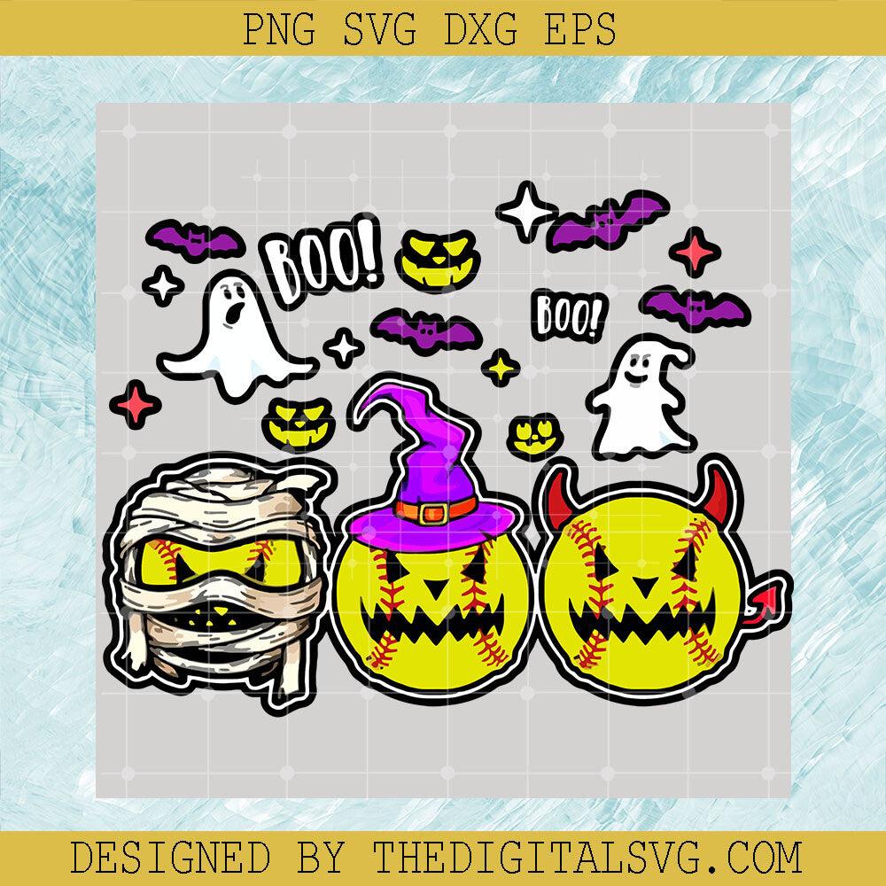 Halloween Softball Witch Funny SVG, Softball Witch SVG, Sport Halloween ...