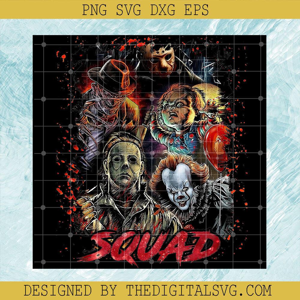 Squad Halloween Horror PNG, Squad Horror Movies PNG, Character Horror ...
