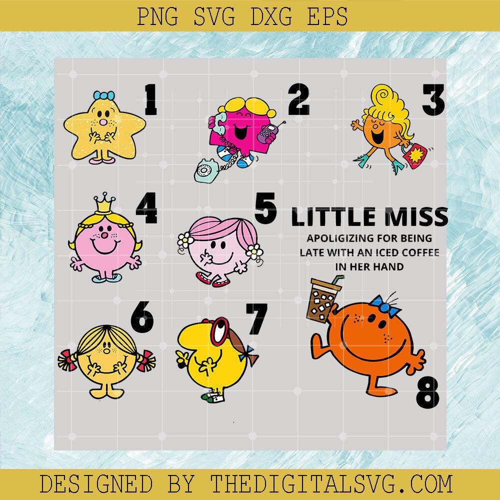 Personalized Little Miss SVG, Little Miss Coffee SVG, Custom Text SVG ...