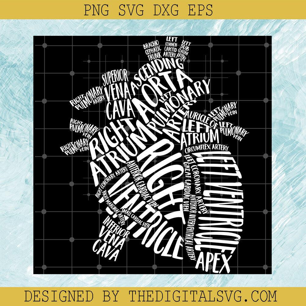 Cardiac Nursing Svg, Heart Nurse Svg, Heart Svg | TheDigitalSVG