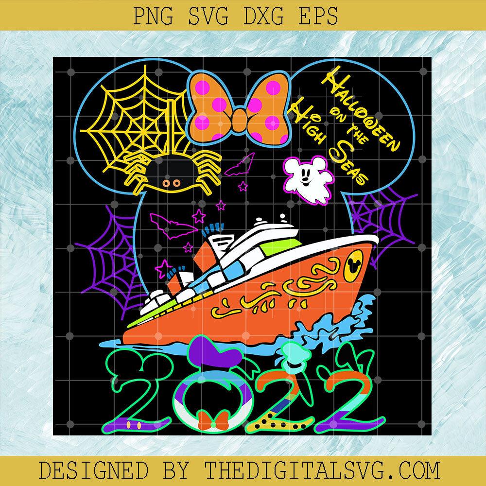 Mouse Head Spiderweb Halloween SVG, Mickey Minnie On The High Seas SVG ...