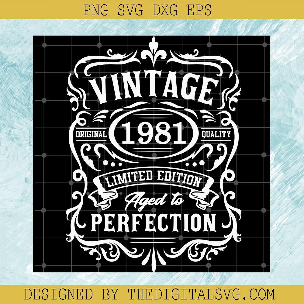 Vintage Original 1981 Quality Limited Edition Perfection SVG, 40th ...