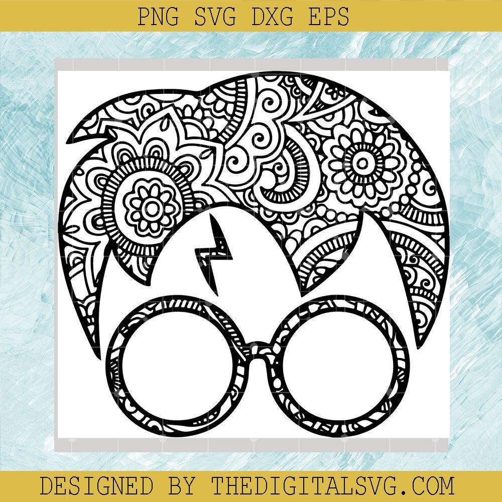 Harry Potter Svg, Harry Potter's Pattern Head Svg, Pattern Svg ...