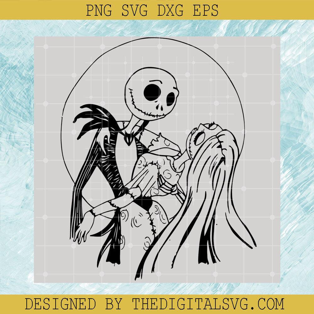 The Nightmare Before Christmas Svg, Jack And Sally Love Svg, Halloween ...