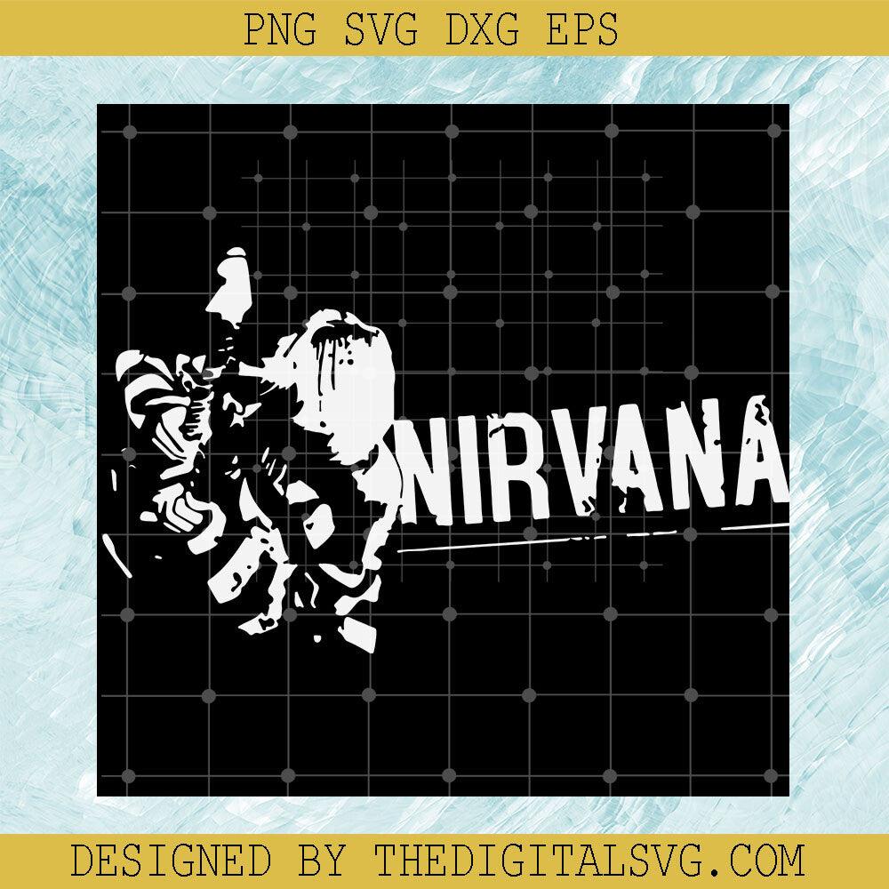 Nirvana Svg, Nirvana Singer Svg, Nirvana Kurt Koban Svg | TheDigitalSVG