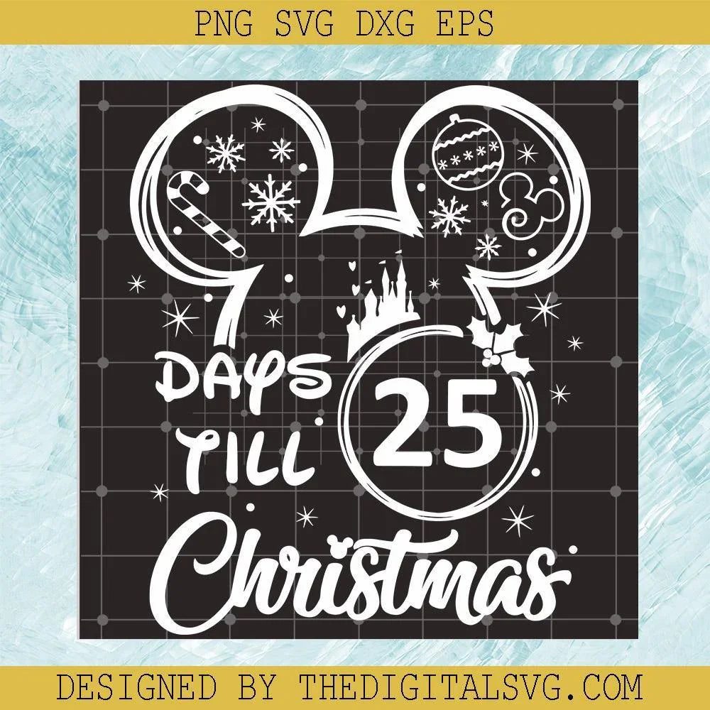 Mouse_Christmas_Countdown_Svg_for_cricut_Advent_calendar_print_for_kids ...