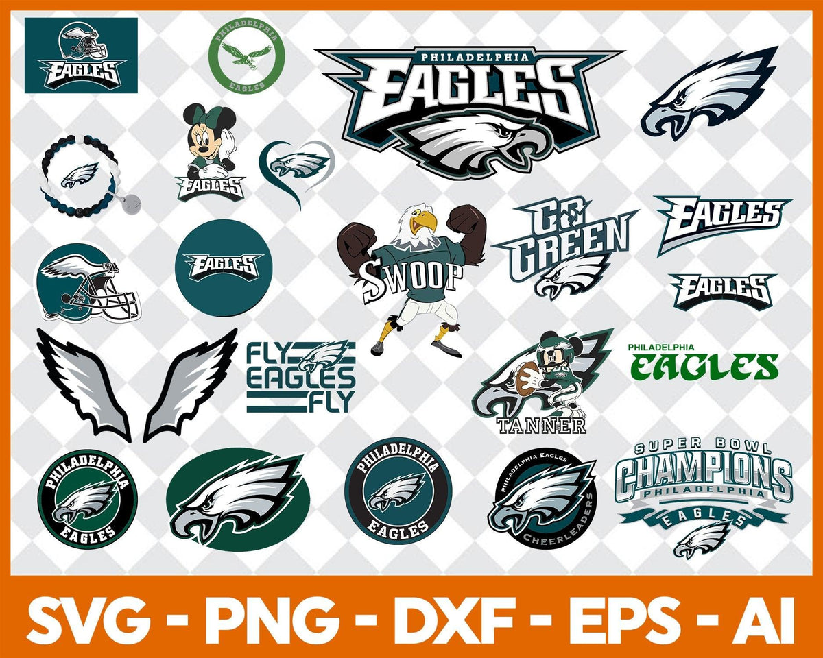 Philadelphia Eagles Bundle Svg, Philadelphia Eagles Svg, Philadelphia ...