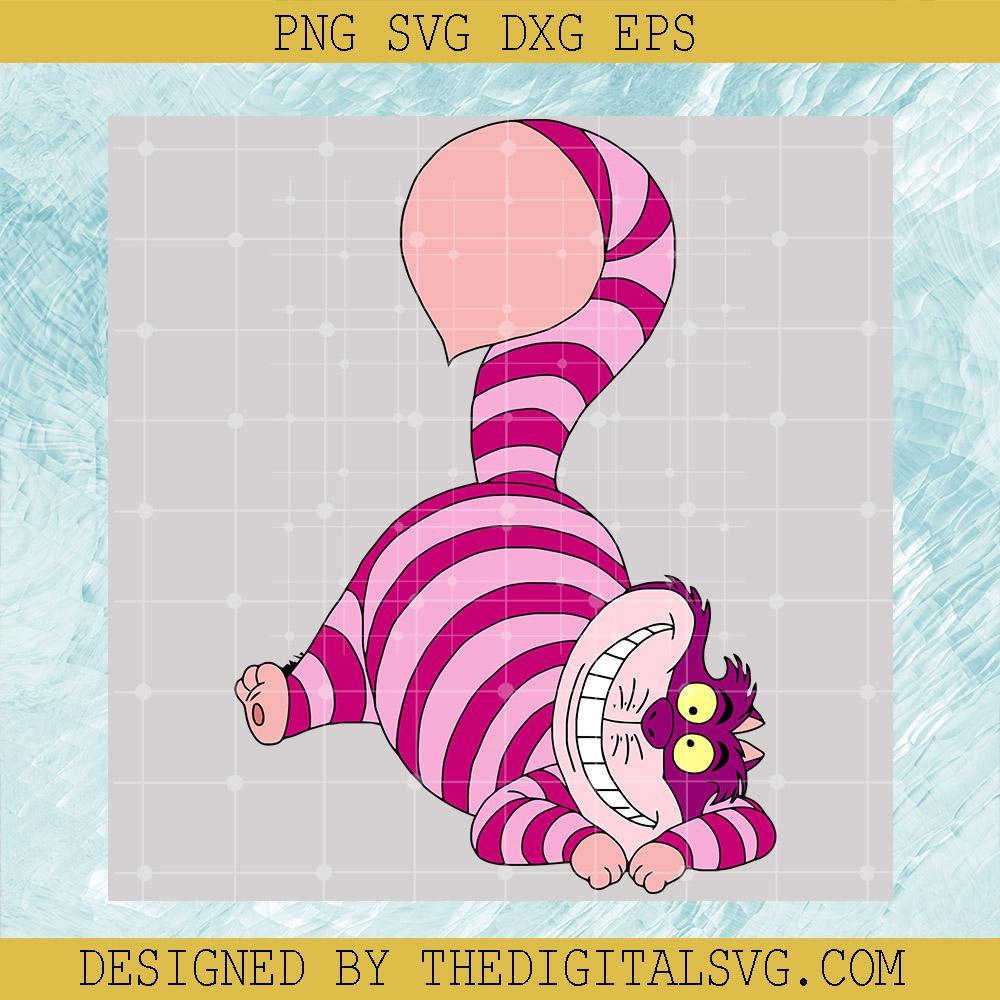 Pink Cat Svg, Grumpy Animal Svg, Alice In Wonderland Svg, Cat in Alice ...