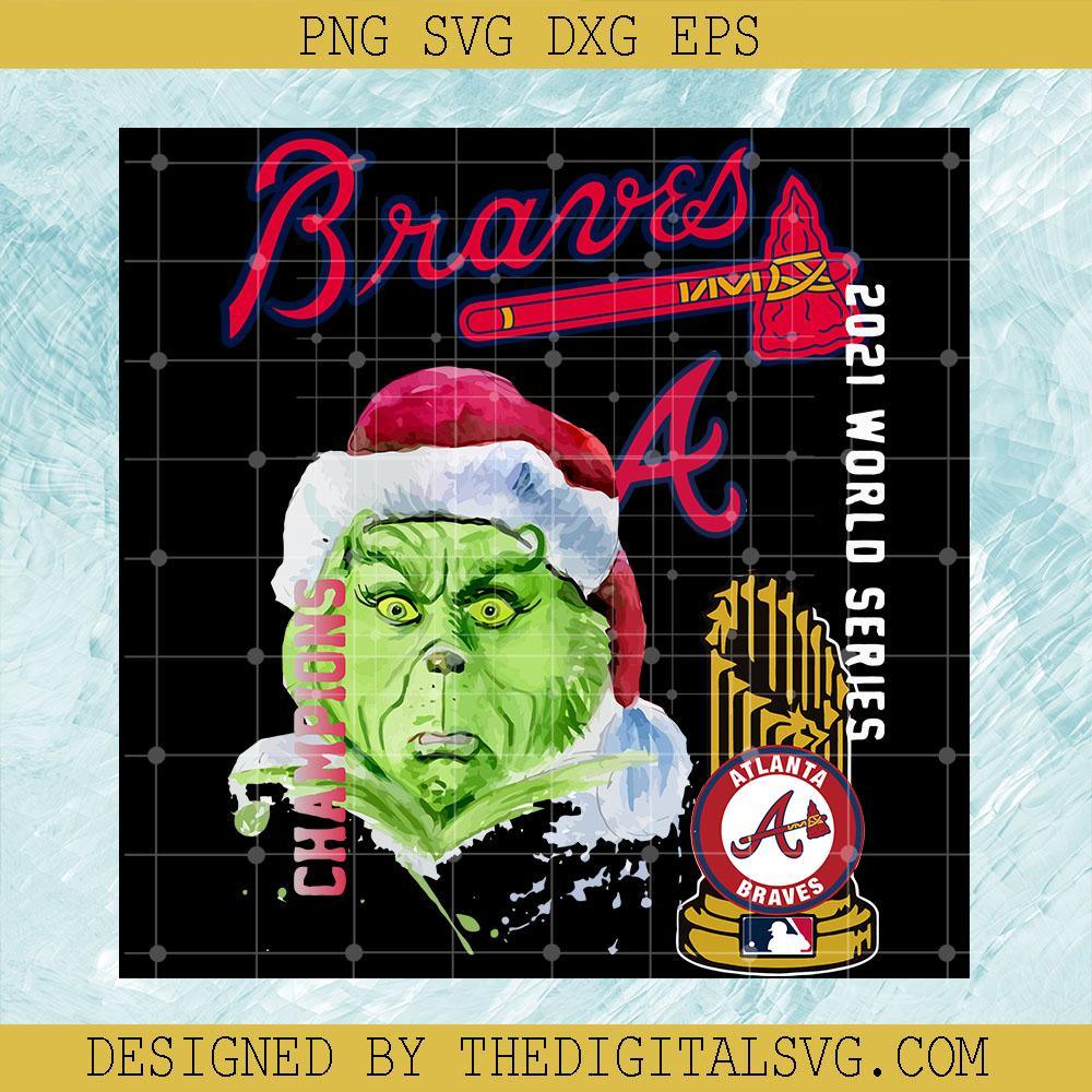 Christmas Friends Atlanta Braves Svg, Christmas Svg, Grinch Svg ...