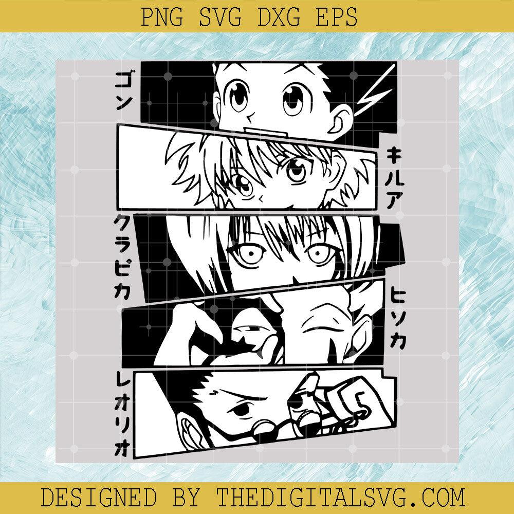 Hunter x Hunter All Characters Svg, Hunter x Hunter Svg, Anime Svg ...