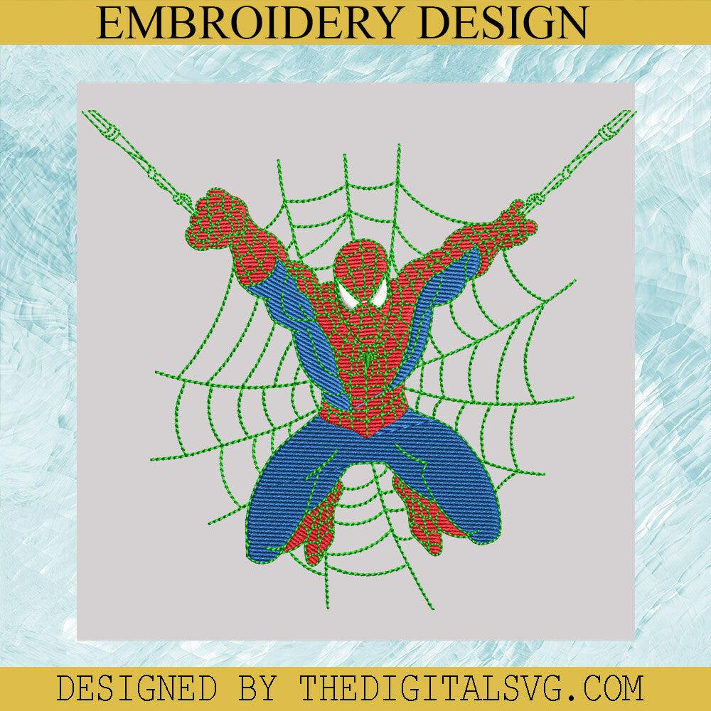 Flying Spider Men Machine Embroidery Design, Spider Man Machine ...